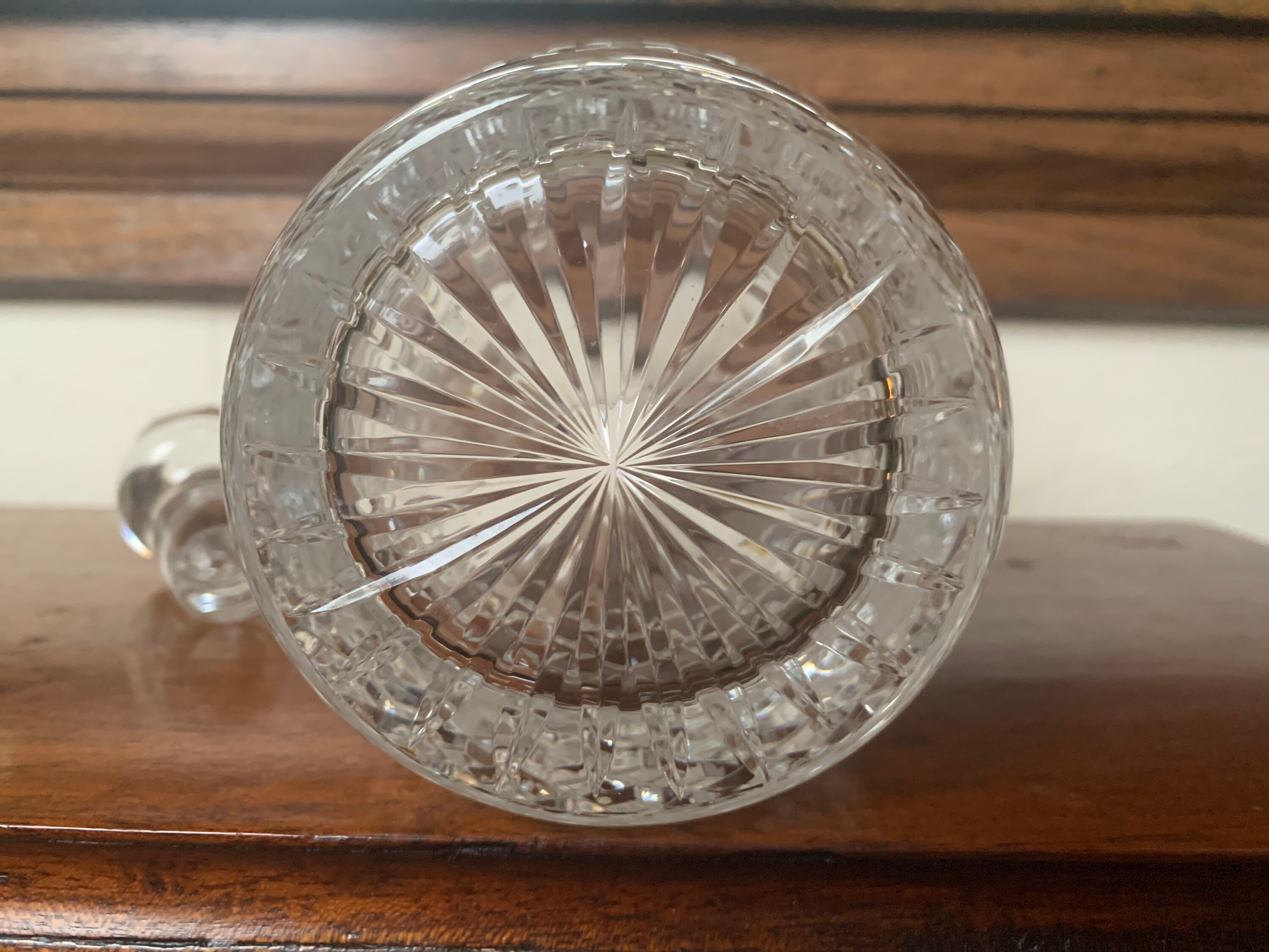 Vintage Deep Cut Crystal Spirit Decanter Crystal Spirit - Etsy