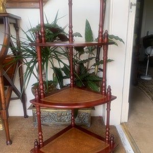 Vintage Whatnot, Vintage Corner Unit, Display Stand, Plant Stand - Etsy