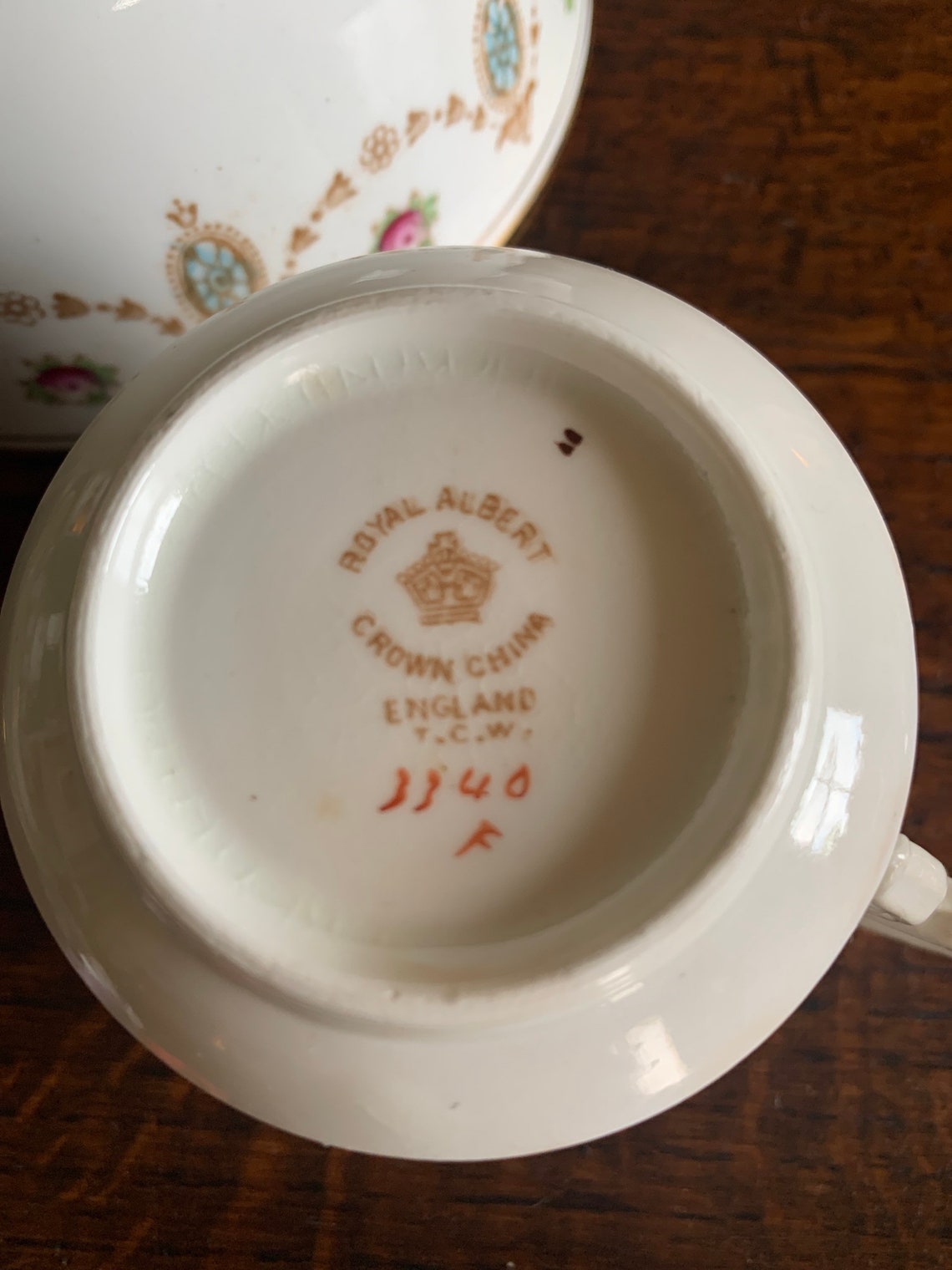 Antique Early Royal Albert Crown China 20 Piece Tea Set - Etsy UK