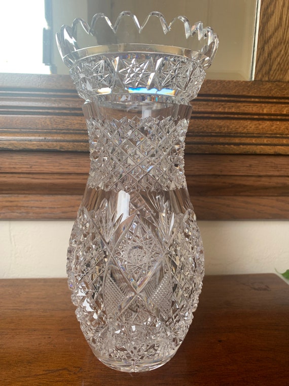 Antique Lead Crystal Vases