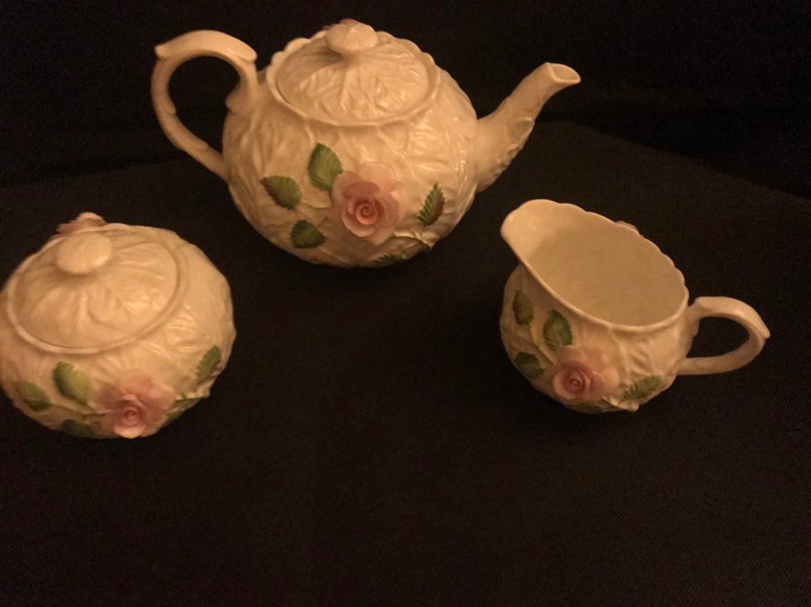 Vintage Coalport Porcelain Tea Set, Coalport White & Floral Tea Set ...
