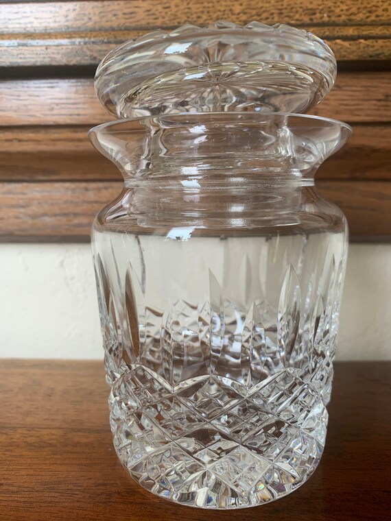 Vintage Deep Cut Crystal Jar Crystal Preserve Jar Storage | Etsy