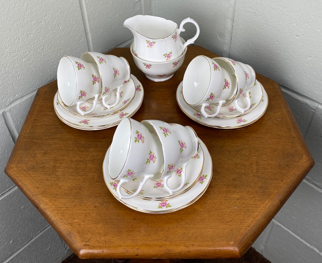 Vintage Springfield Bone China Tea Set - Etsy UK