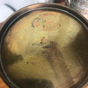 Vintage Art Nouveau Kinko Brass Vases, Spill Vases, Candle Holders - Etsy UK