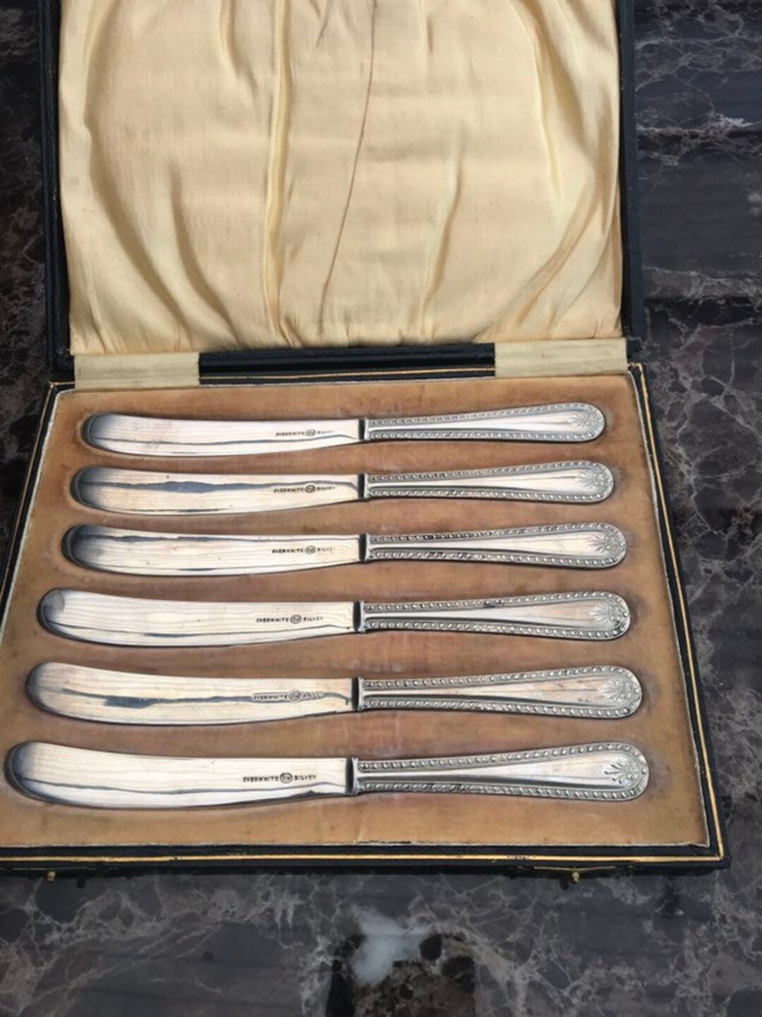Everwhite Silver Tea Knives - Vintage Silver Tea Knives - Traditional ...