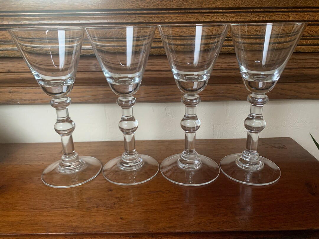Vintage Handmade Georgian Style Glasses, Georgian Style Wine / Cocktail ...