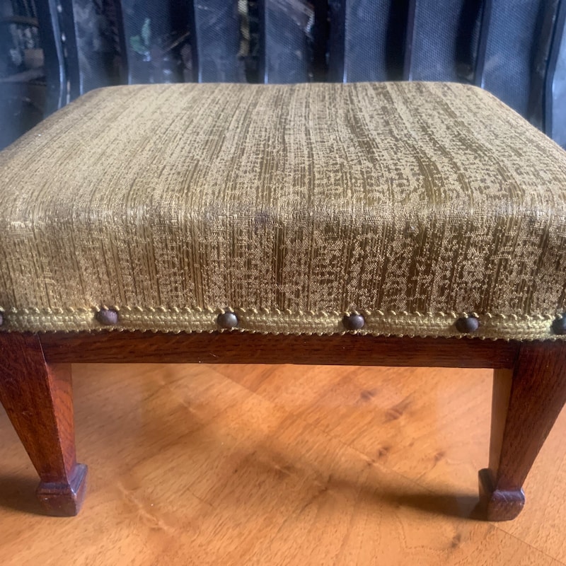 Antique Footstool - Etsy