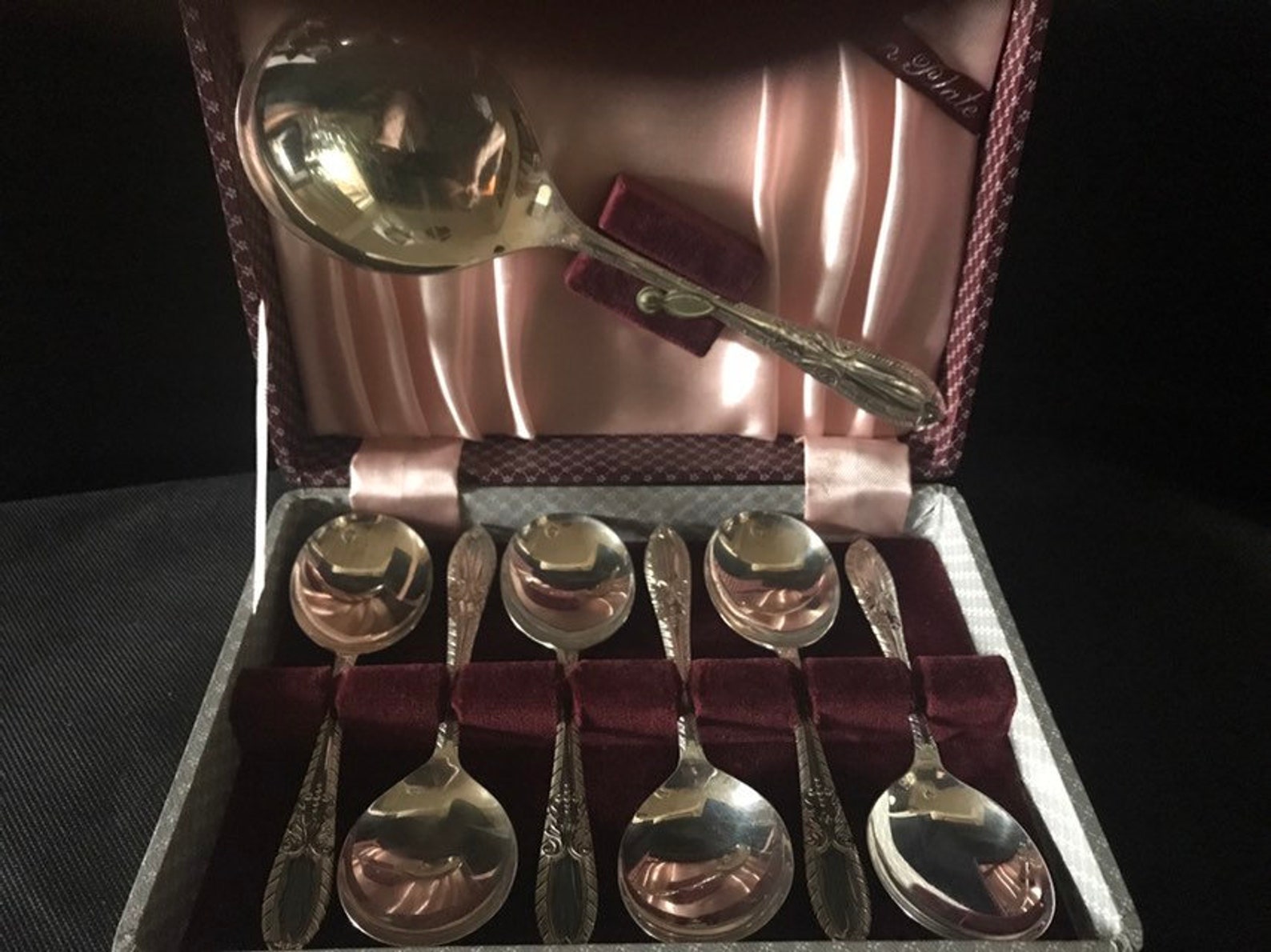 Vintage Silver Plate EPNS Yeoman Dessert Spoons Made in - Etsy