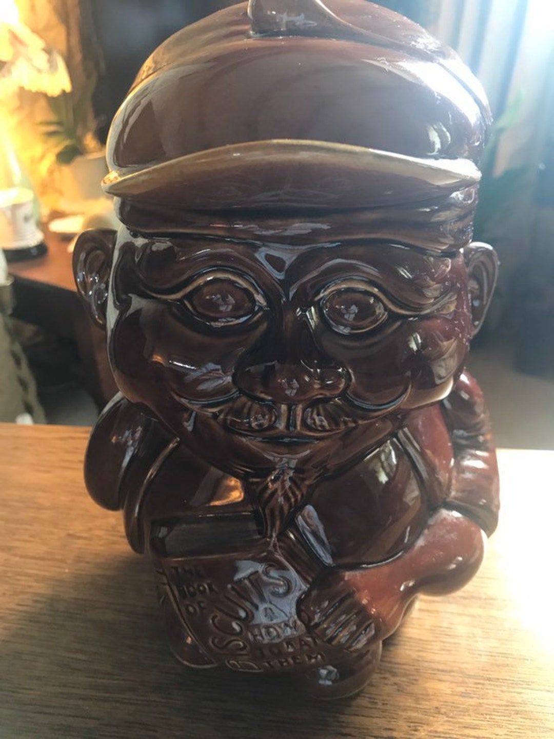 Vintage Retro English Treacle Glaze Biscuit Barrel, Biscuit Jar - Etsy