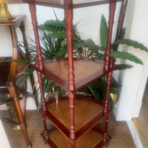 Vintage Whatnot, Vintage Corner Unit, Display Stand, Plant Stand - Etsy
