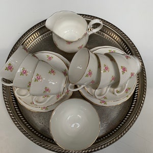 Vintage Springfield Bone China Tea Set - Etsy UK