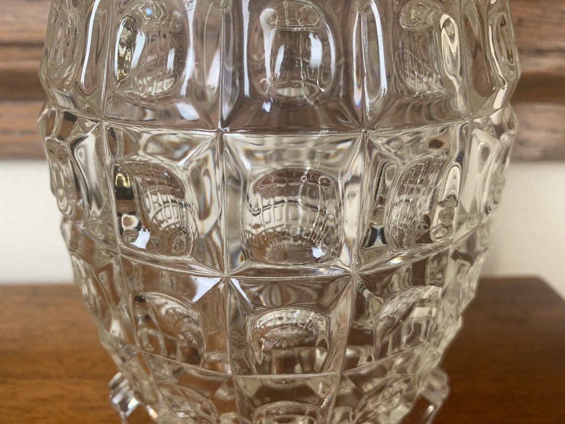 Vintage Art Deco FEIGL LIBOCHOVICE Glass Biscuit Barrel, Sweet Dish ...