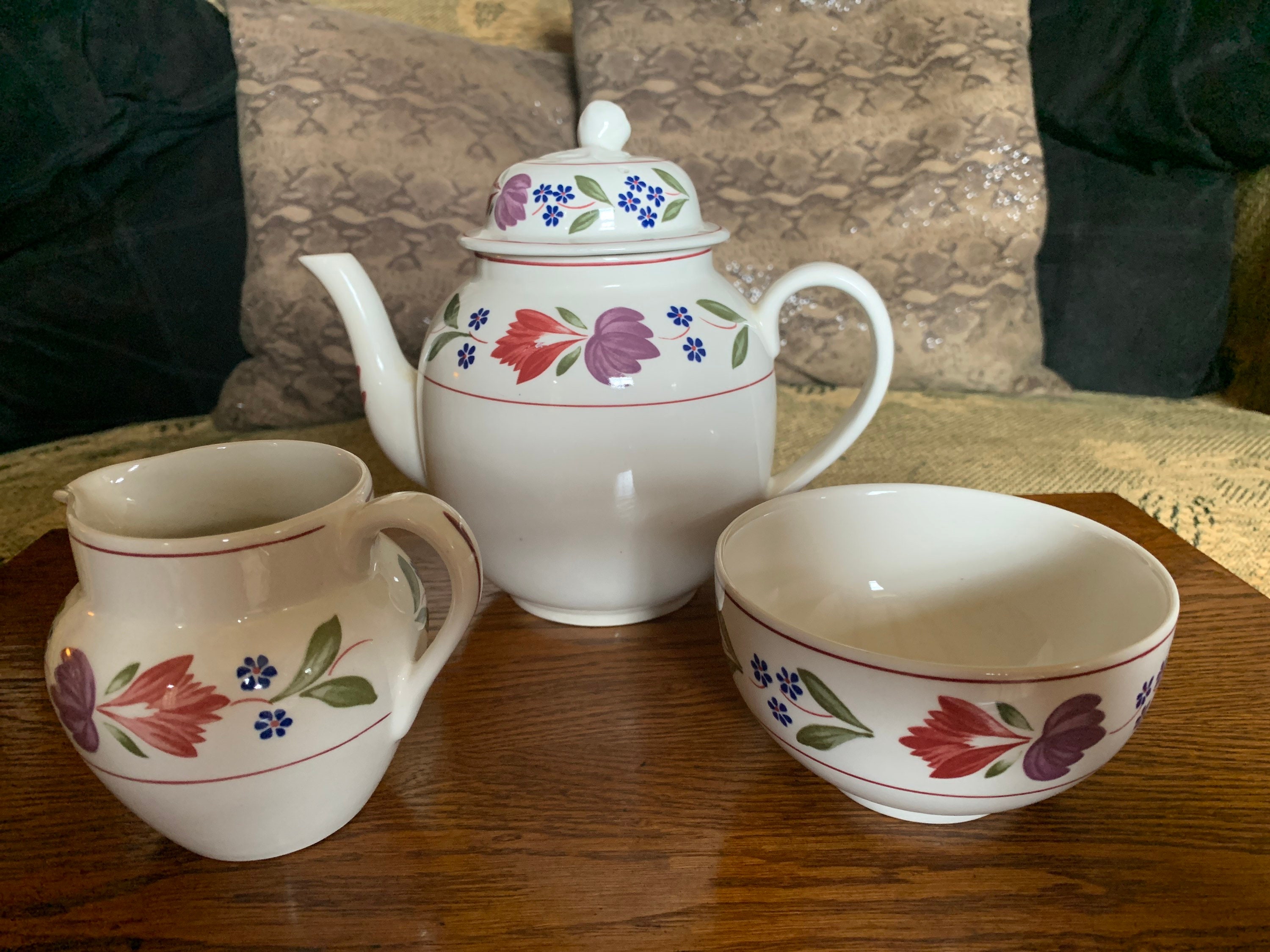 Vintage Adams Old Colonial Ironstone Tea Set | Etsy