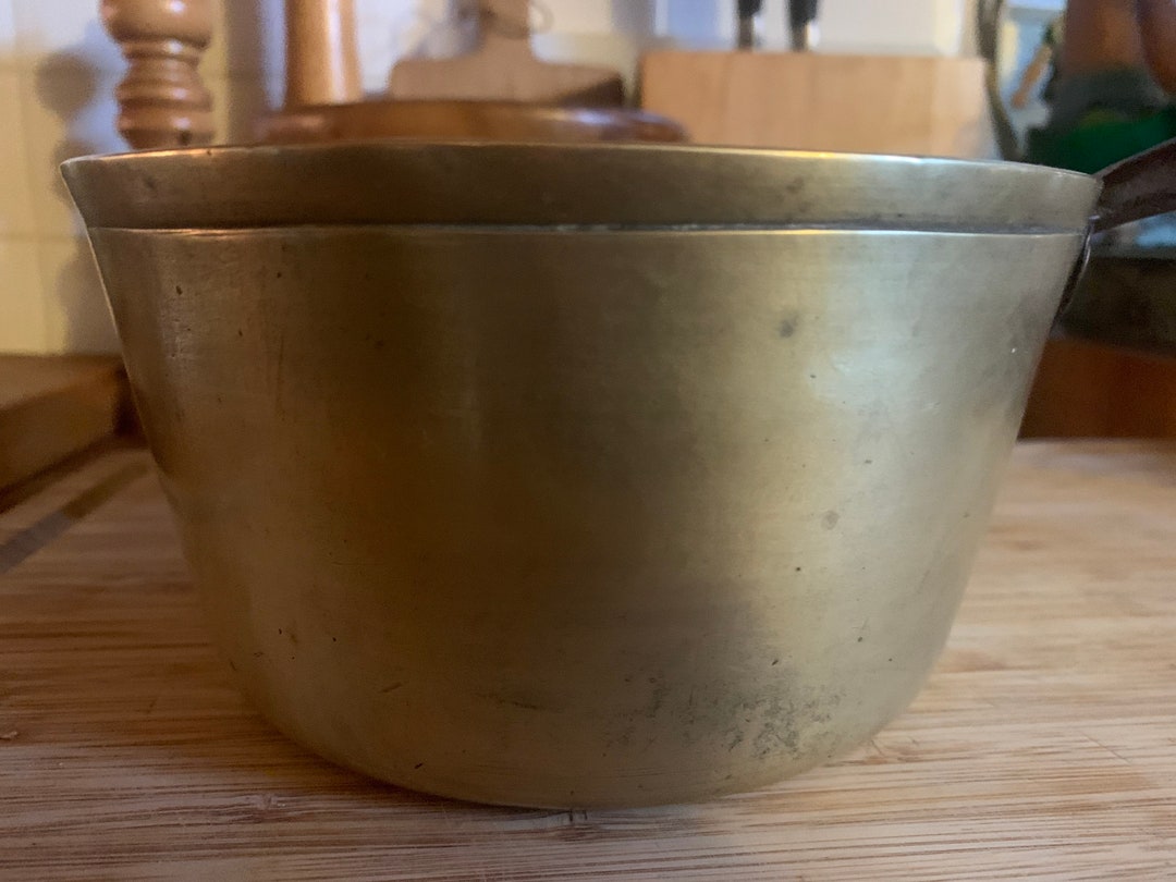 Vintage Brass Cooking Pot, Vintage Brass Pot, Handmade Brass Pot - Etsy