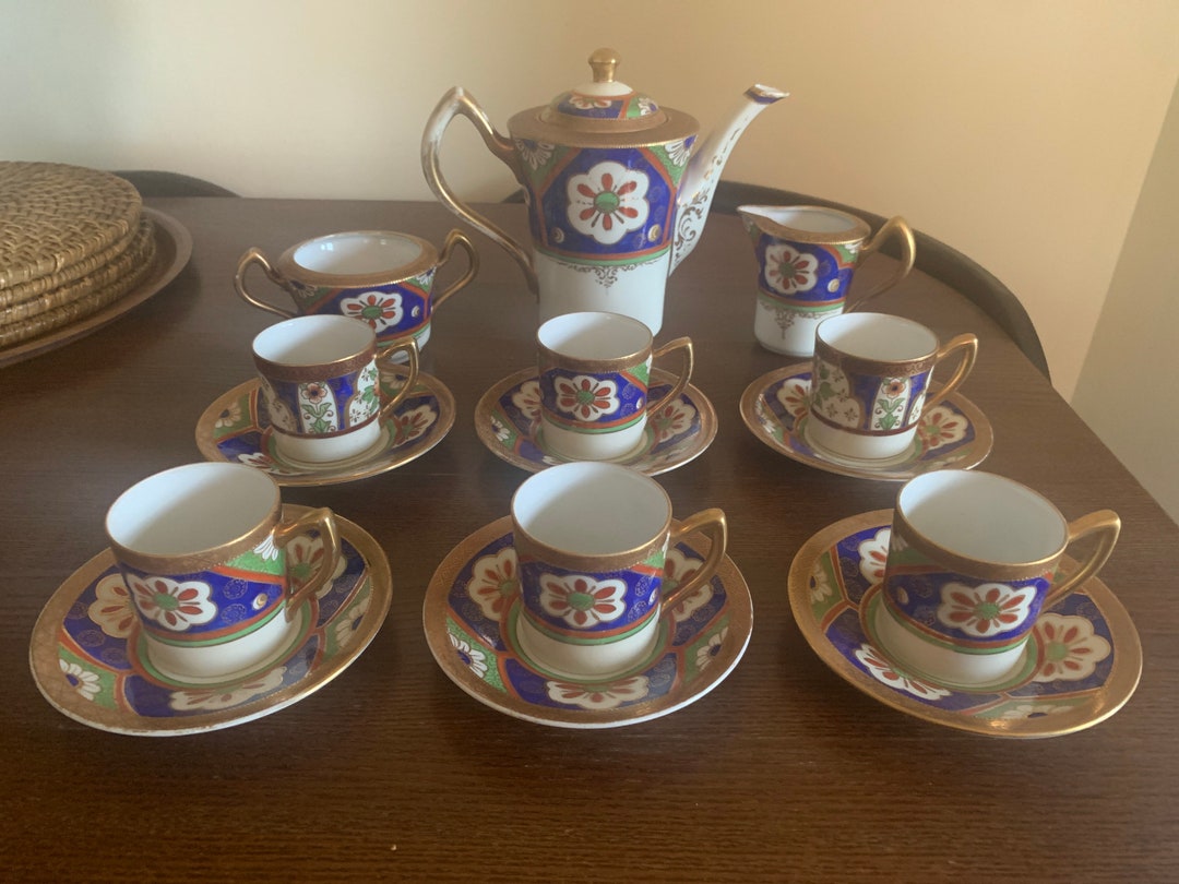 Vintage Meito Japanese Coffee Set, Vintage Japanese Coffee, Meito China ...