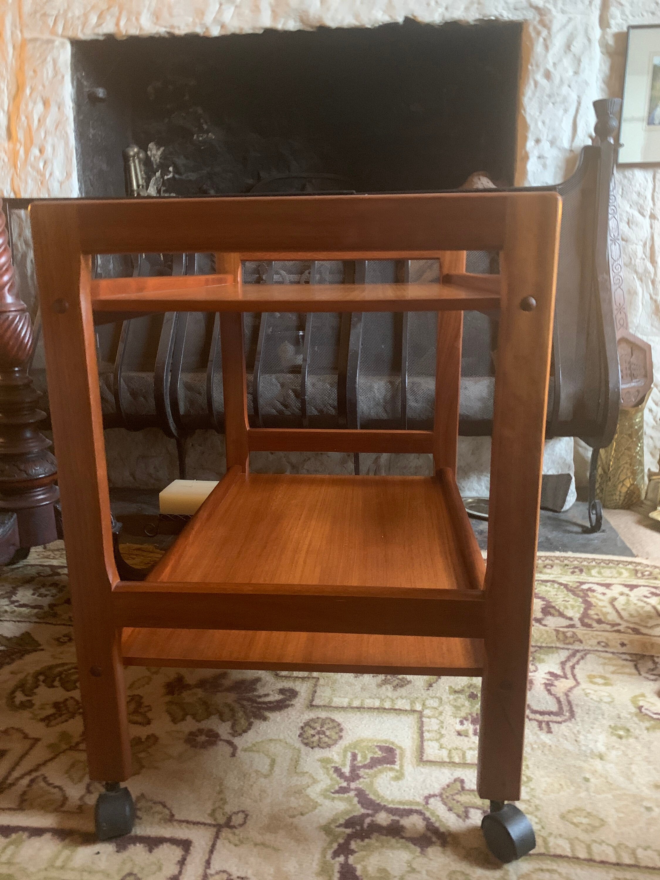 Vintage Wooden Tea/drinks Trolley Retro Wooden Tea Trolley - Etsy
