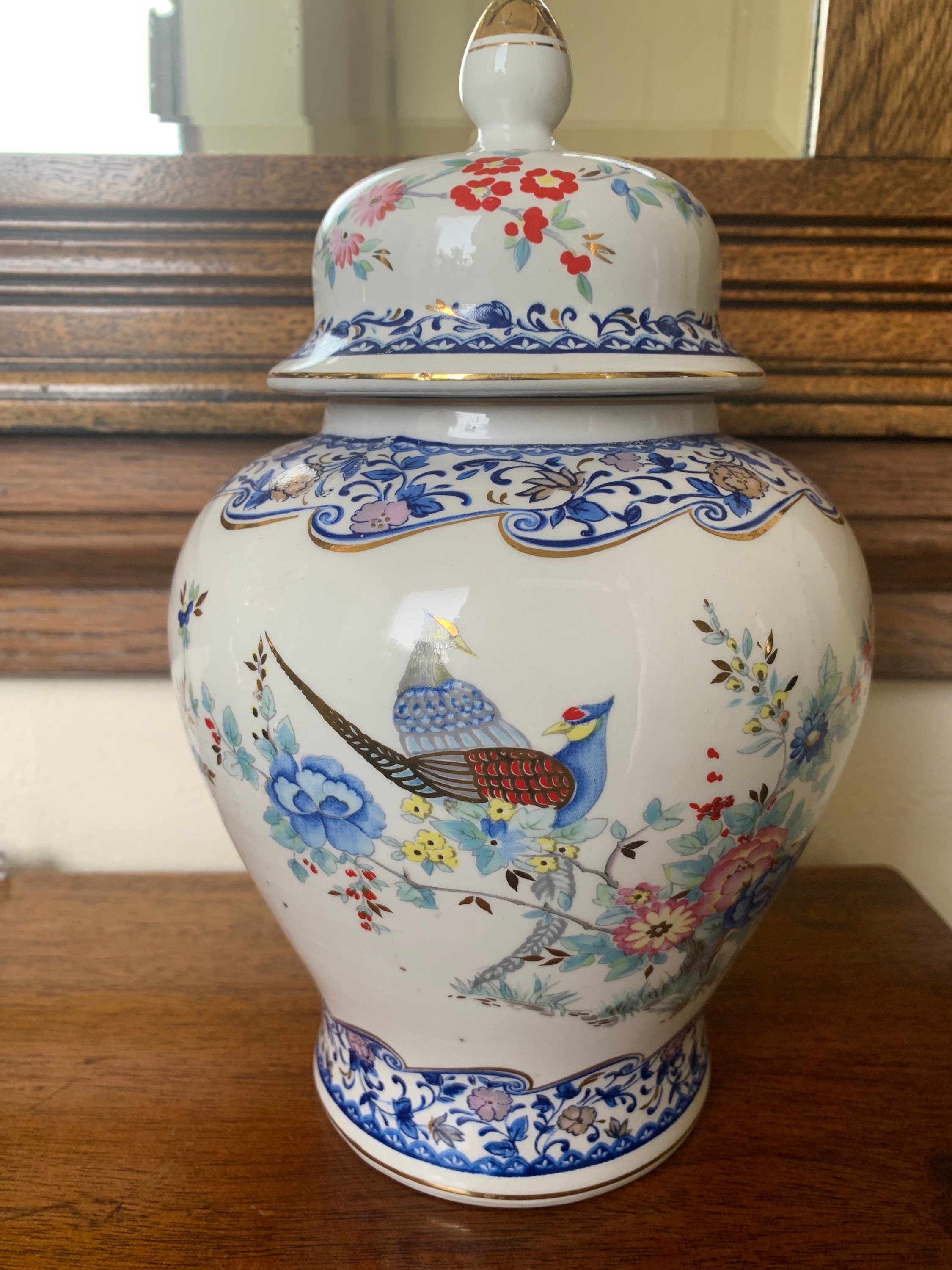 Vintage Italian Ginger Jar, Storage Jar - Etsy