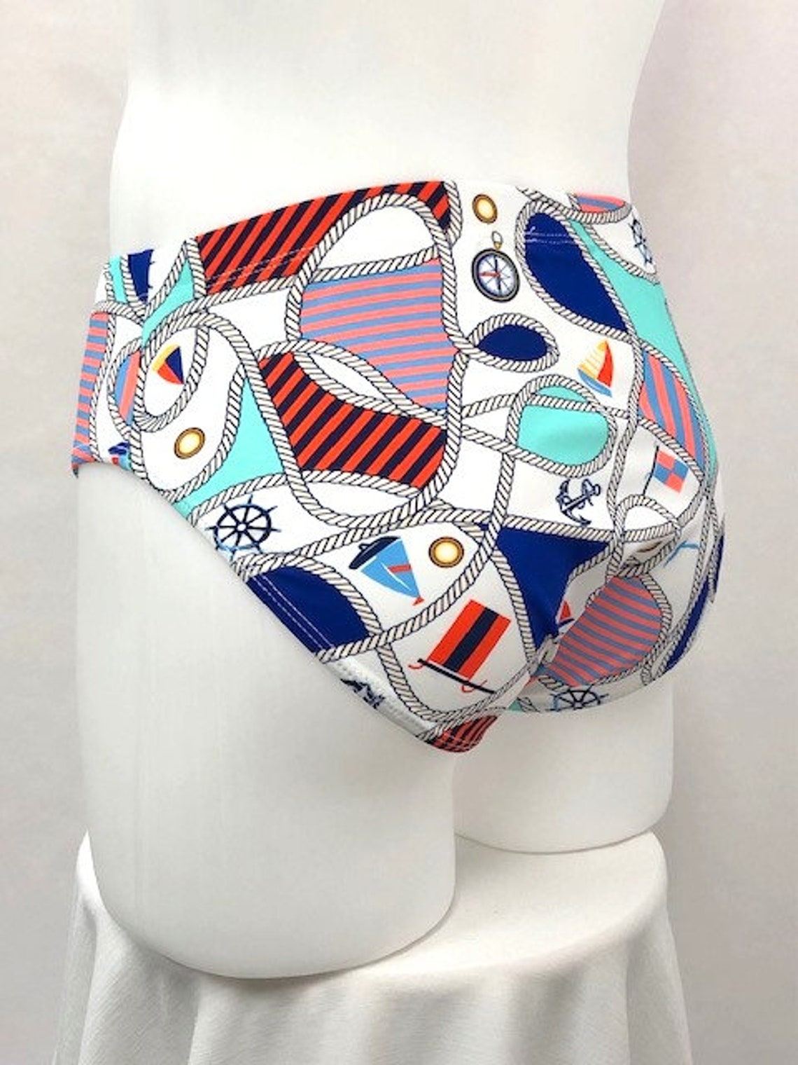 Nautical Men's European Style Speedo | Etsy