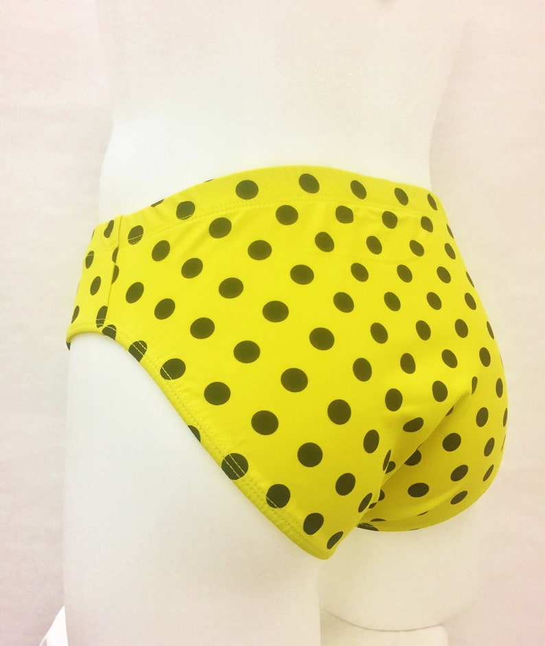 Dotty Yellow Men's European Style Speedo | Etsy