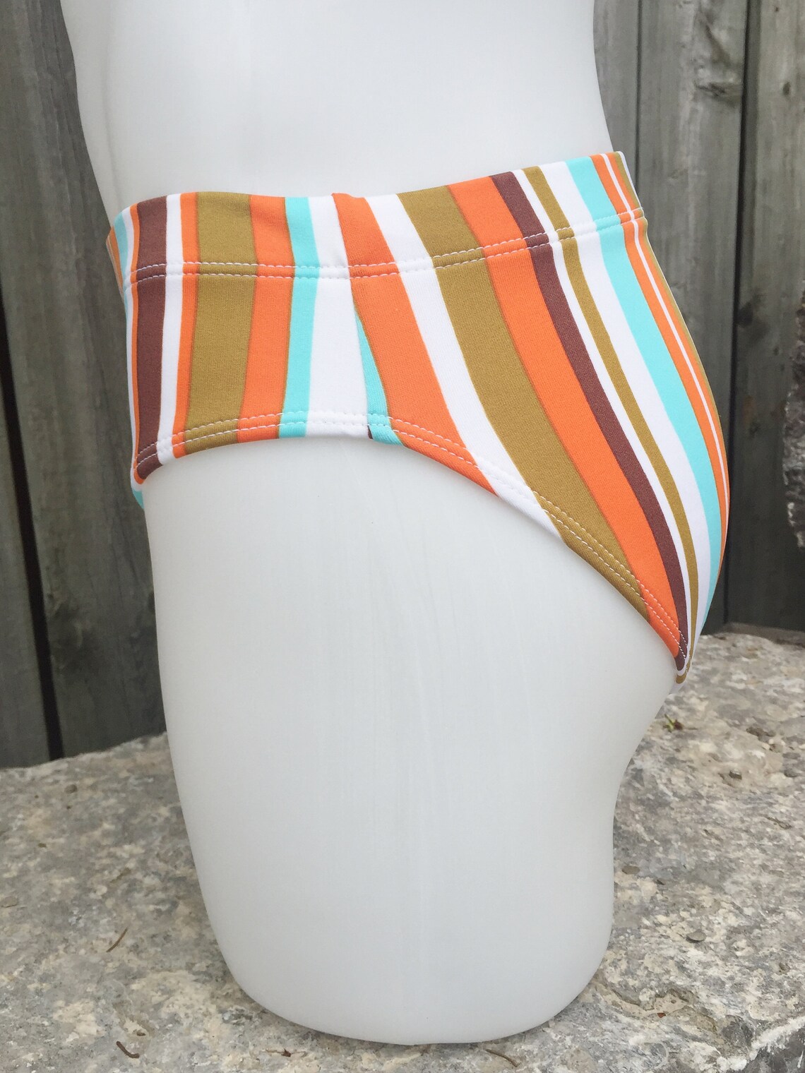 70's Stripes Men's European Style Speedo | Etsy