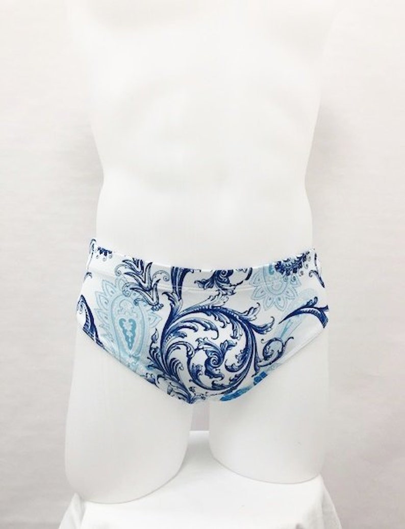Paisley Waves Men's European Style Speedo | Etsy