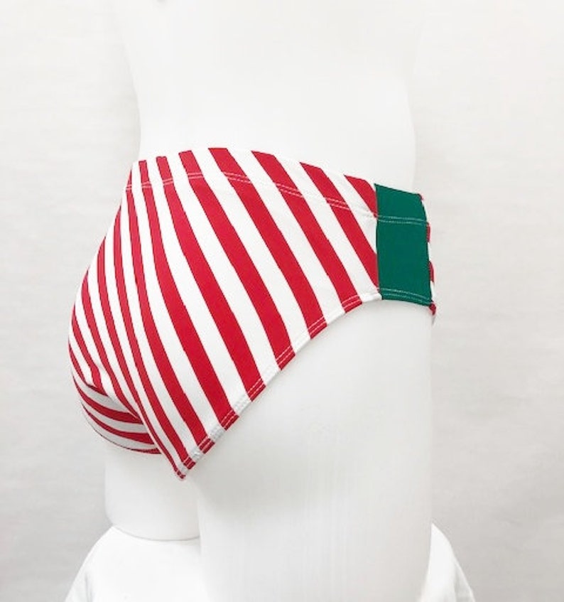 Holiday Stripes Men's European Style Speedo | Etsy