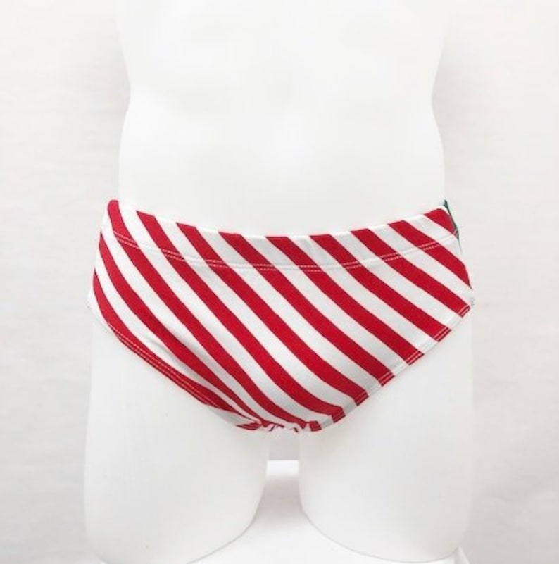 Holiday Stripes Men's European Style Speedo | Etsy
