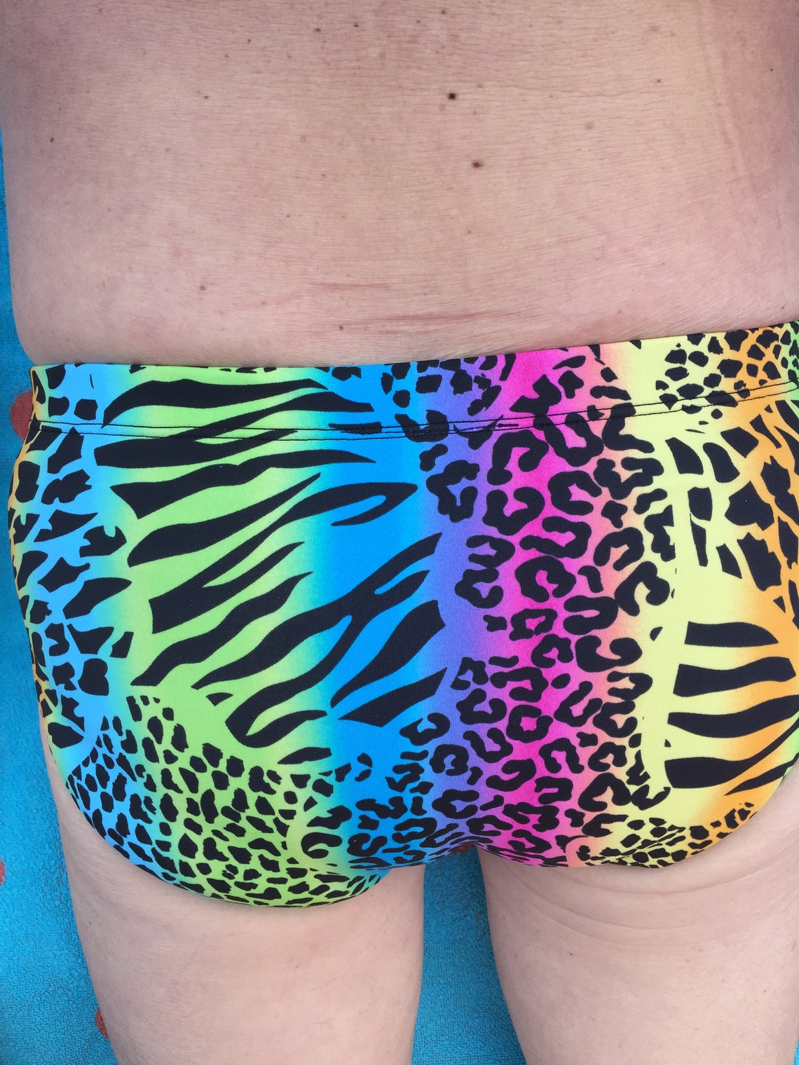 Wild Rainbow Men's European Style Speedo | Etsy