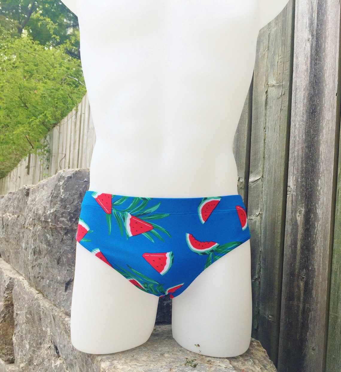 Watermelon Men's European Style Speedo | Etsy