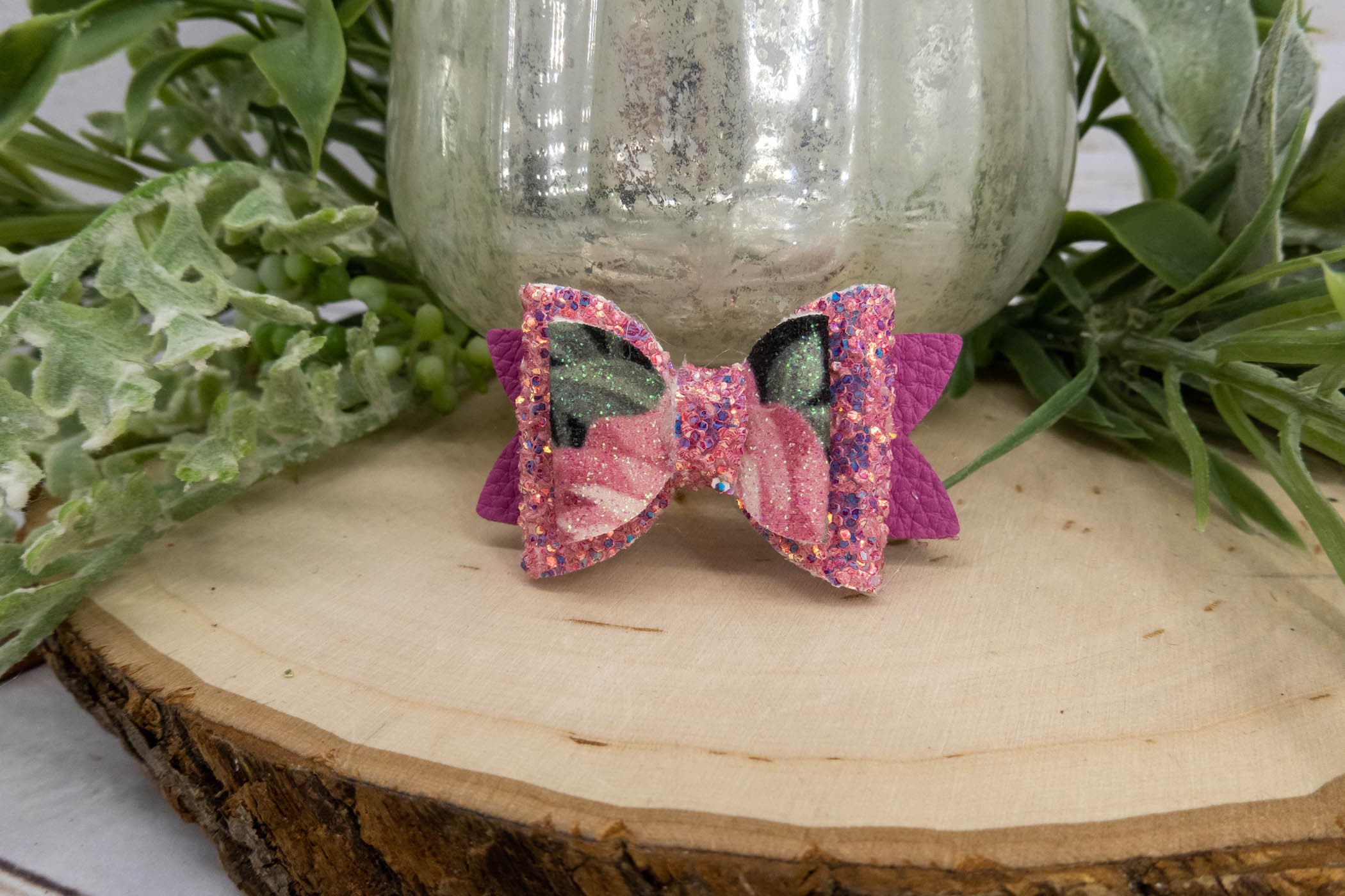 Cute Dog Bows. Blue & Pink Flower Dog Hair Bow for Girls. | Etsy