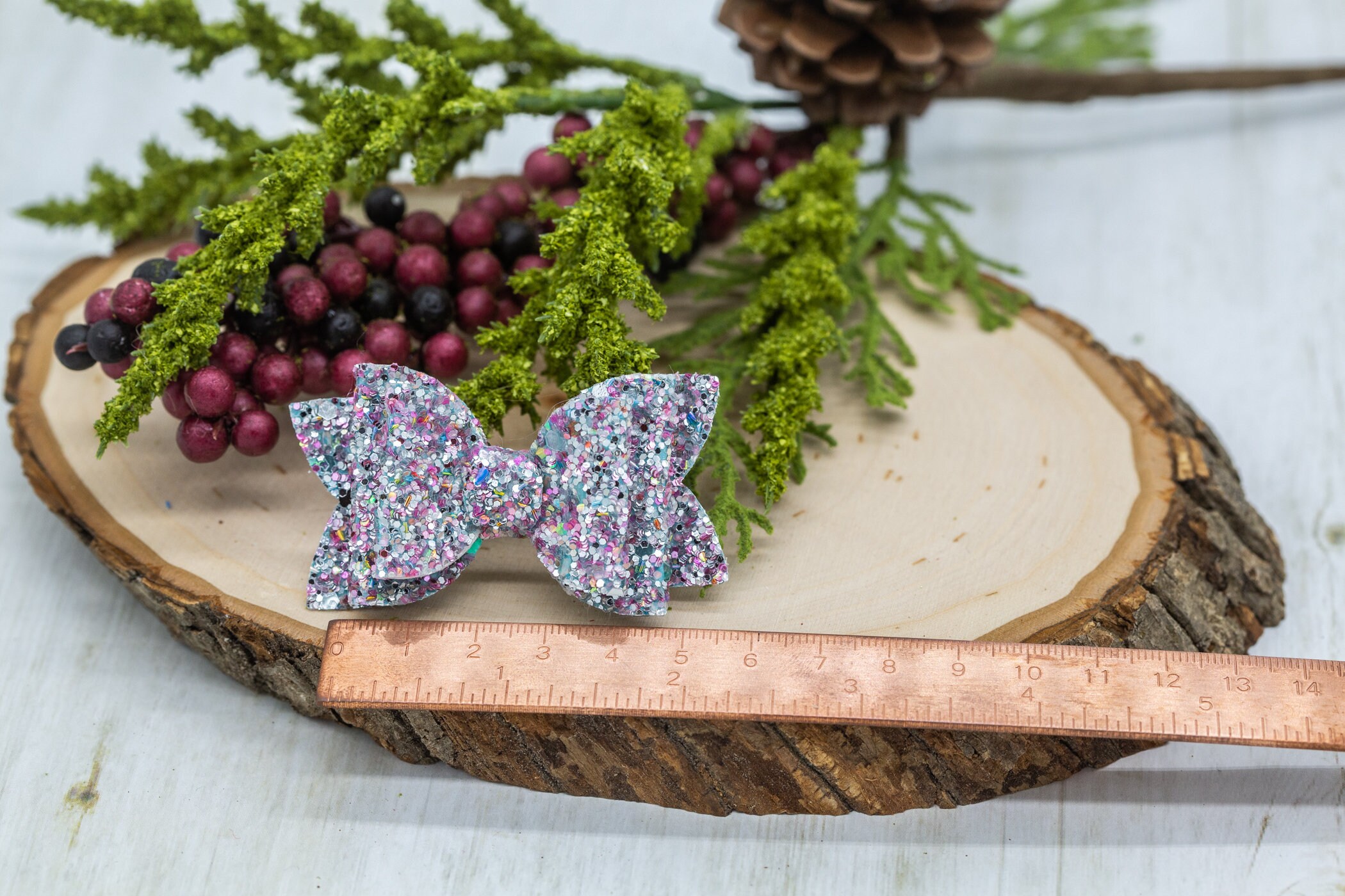 Dog Hair Bows, Gorgeous Silver Pink, Blue, Purple Iridescent Dog Bow ...