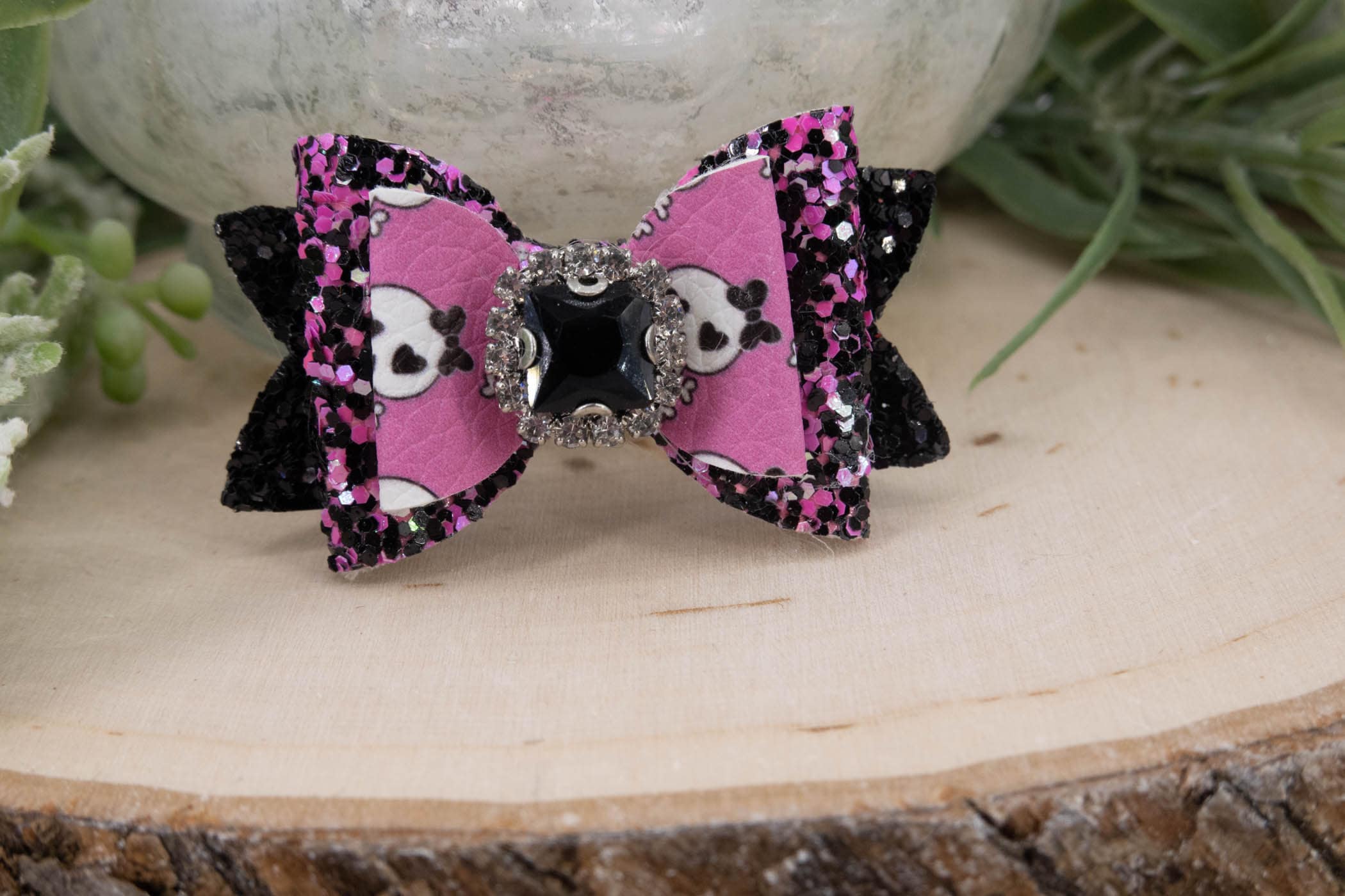 Pink Skulls With Bows