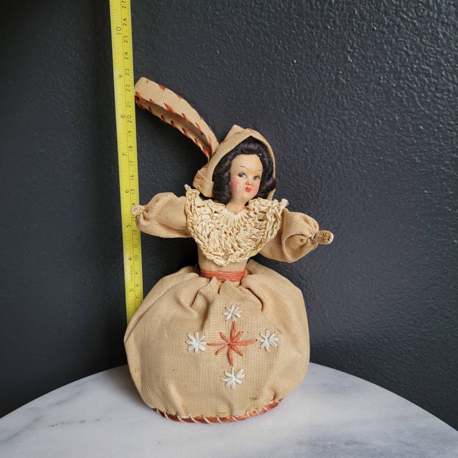 1940s Doll Shaped Novelty Straw Purse Handbag Tourist Souvenir - Etsy