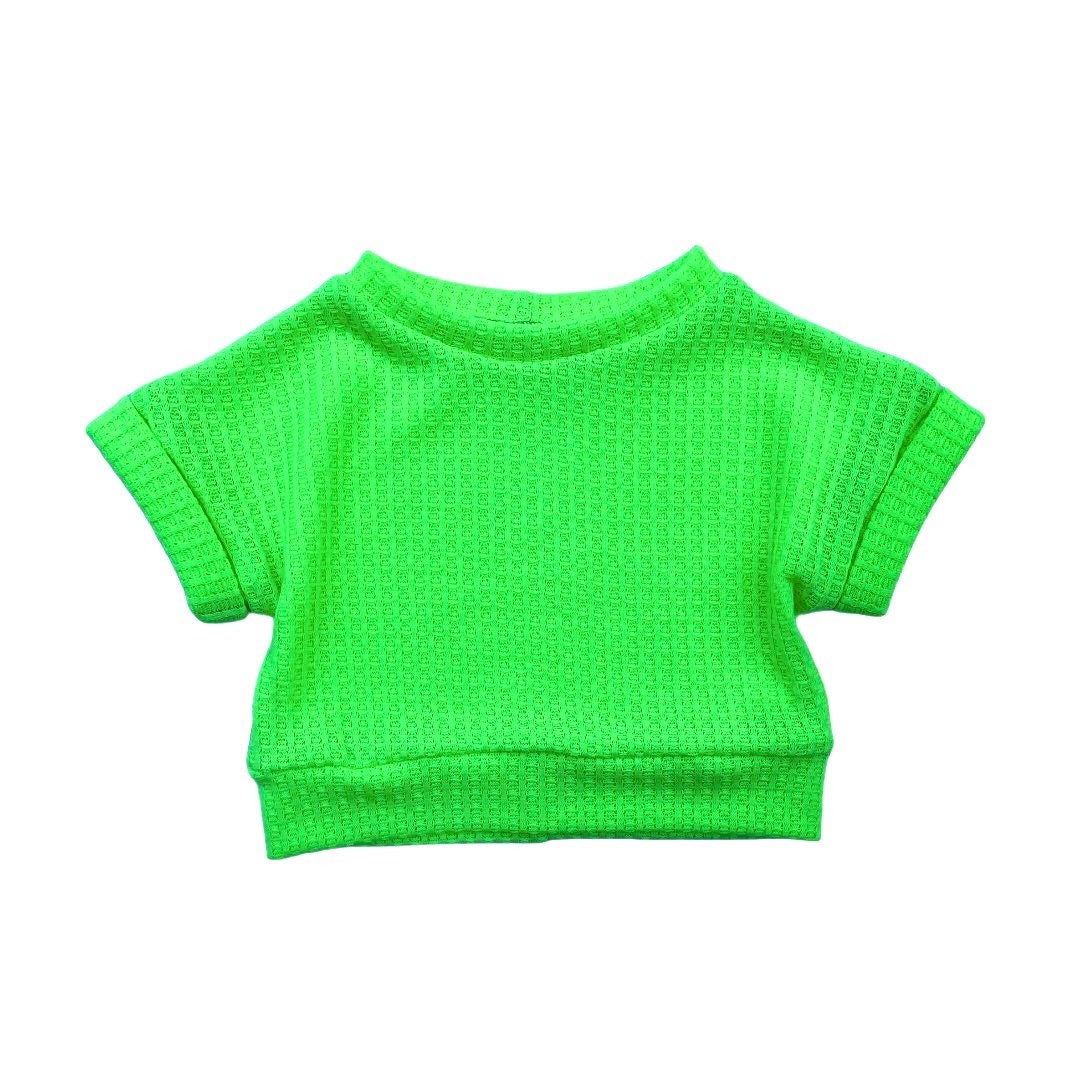Neon Green Baby Lounge Set Baby Top Bloomers & Knot - Etsy