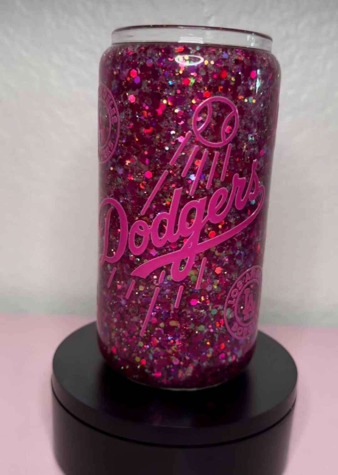 Pink Dodger 16 Oz Snow Globe Cup - Etsy
