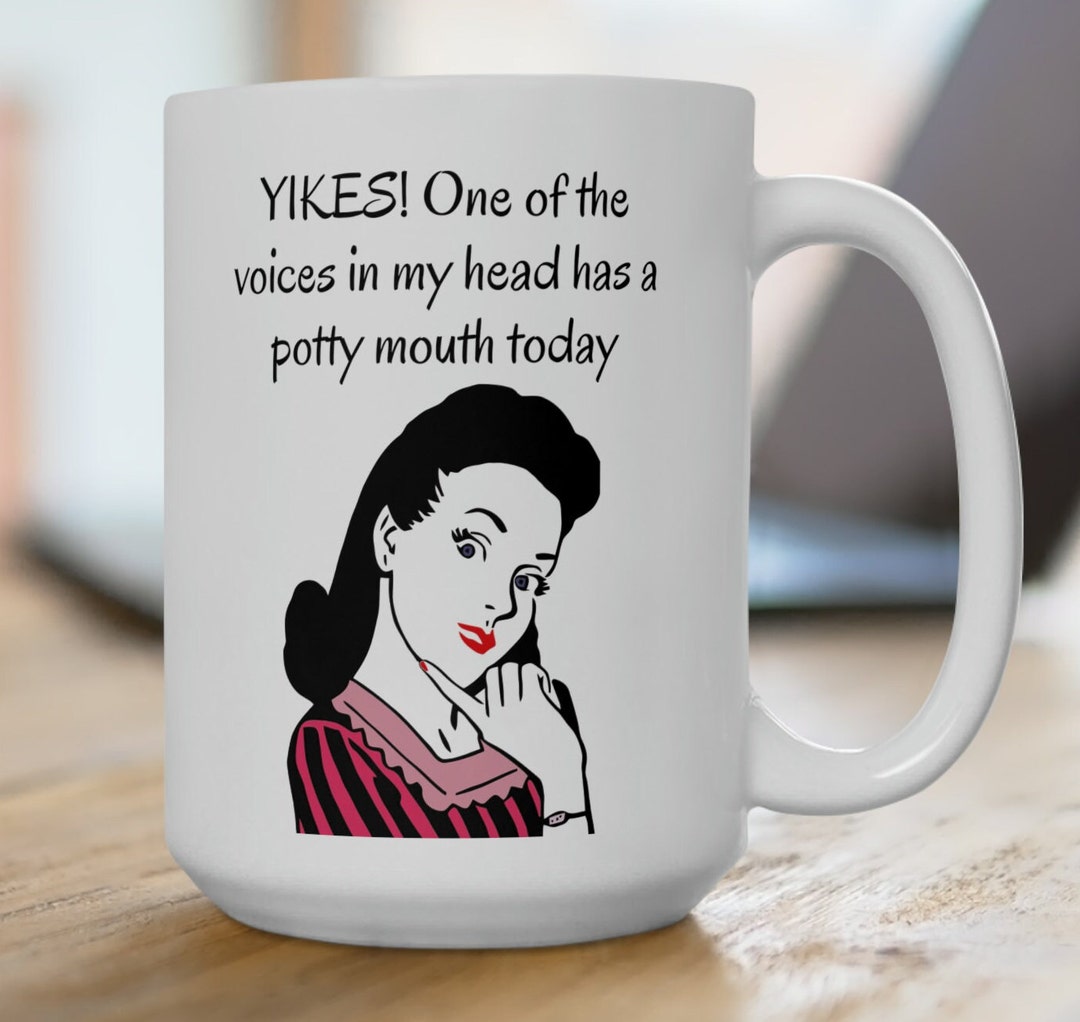 Potty Mouth Funny Coffee Mug - Etsy