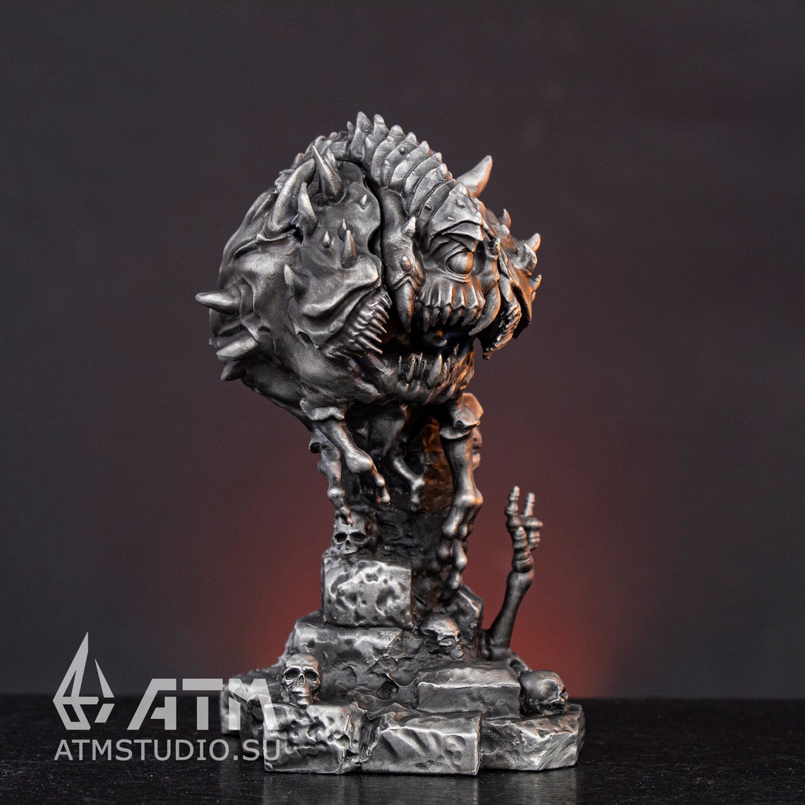 Cacodemon From Doom Eternal Metal Figurine | Etsy