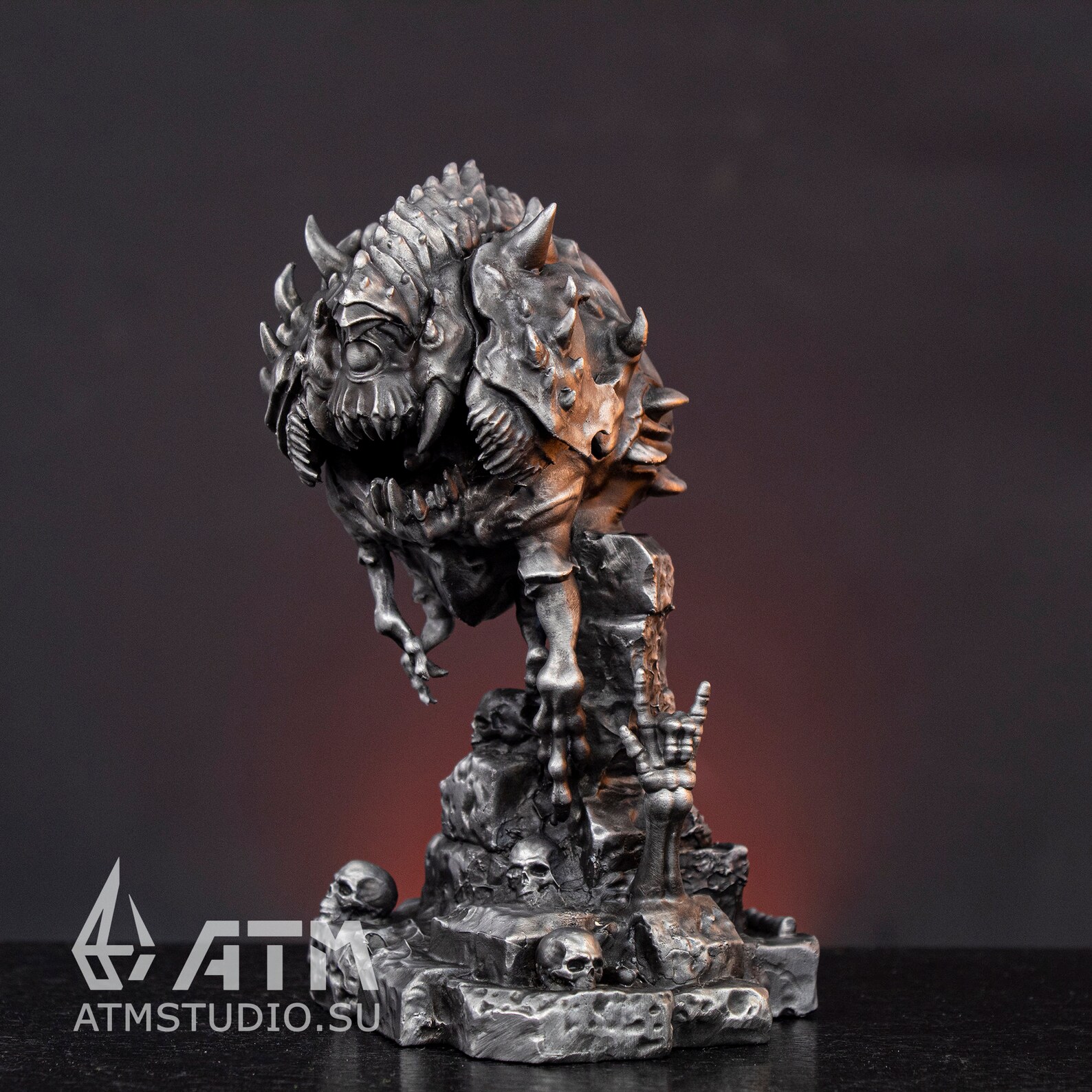 Cacodemon from Doom Eternal metal figurine | Etsy