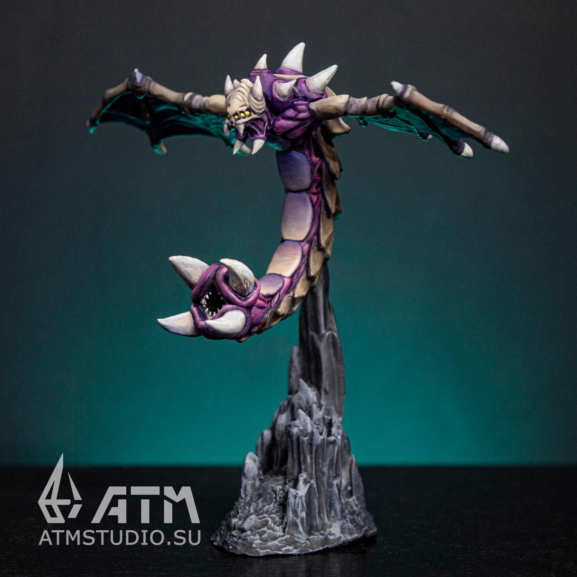 Zerg Mutalisk from StarCraft metal figurine hand paint | Etsy