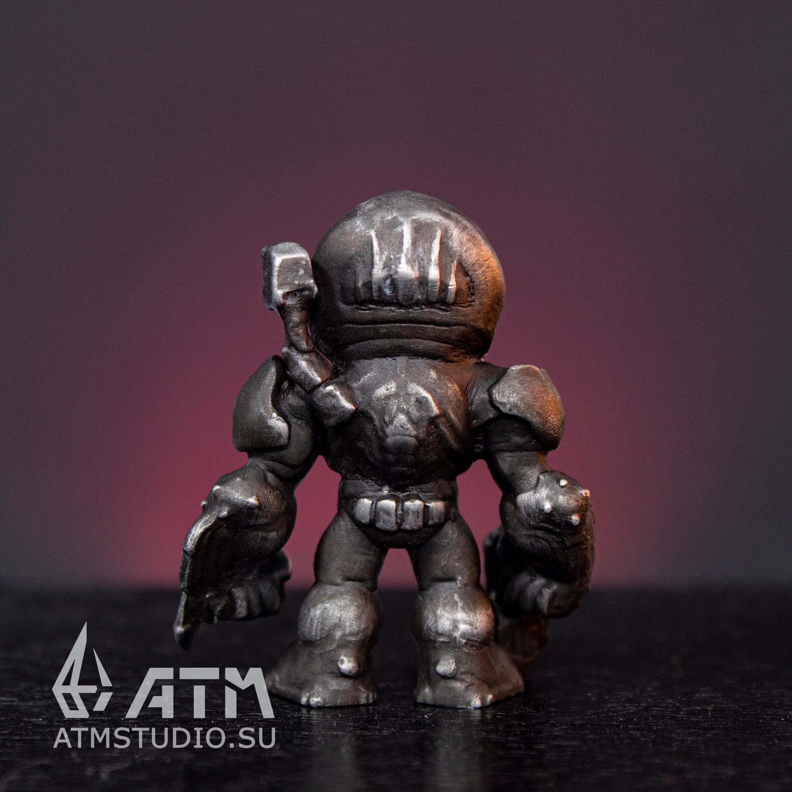 Doomguy toy from Doom Eternal metal figurine | Etsy