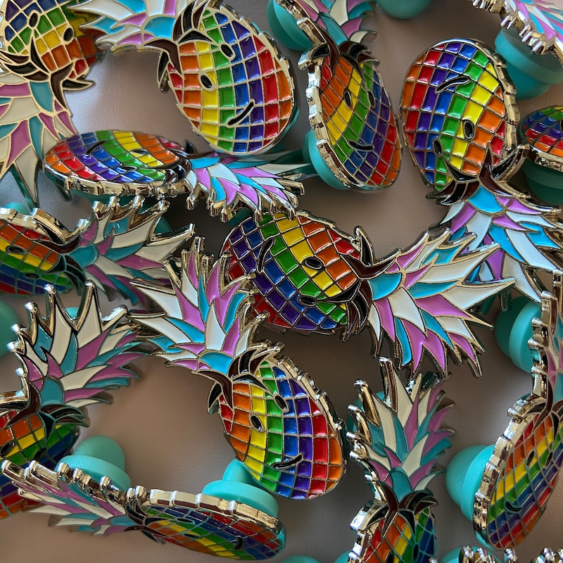 Pineapple Pin - Etsy