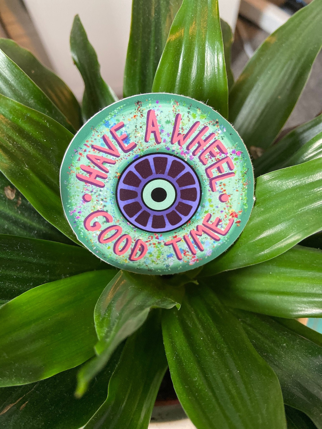 Have A Wheel Good Time 58mm Sticker, Roller Derby Sticker, Skating ...