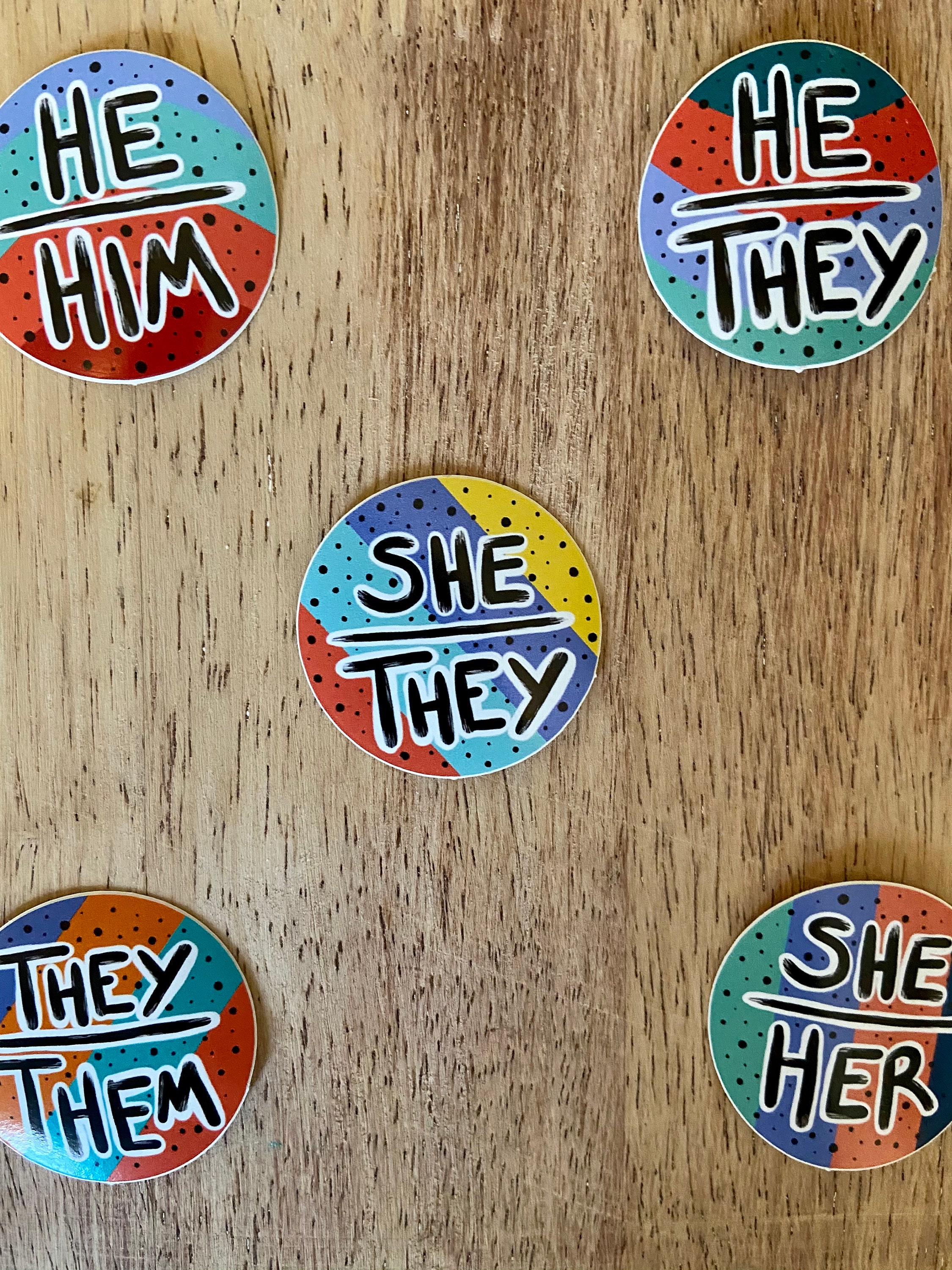 Pronoun Sticker She/they Roller Derby Helmet Sticker Roller - Etsy