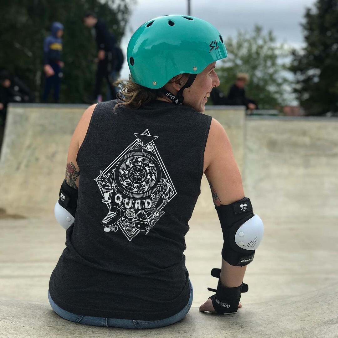 QUAD Dream Roller Skating Tank Top, Roller Derby Tank Top, Roller Derby ...