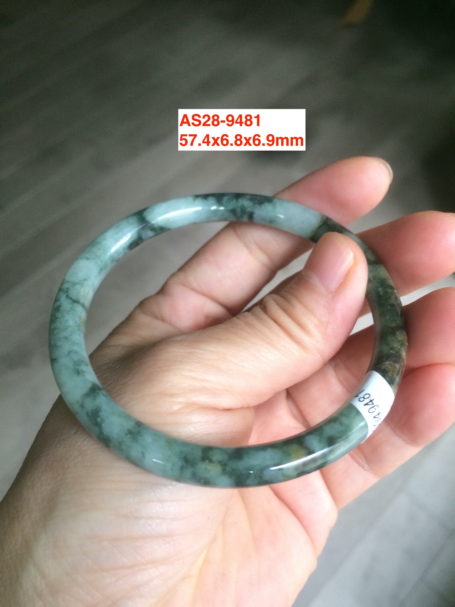 Sale Type A 100% Natural Dark Green/white/black Jadeite Jade - Etsy