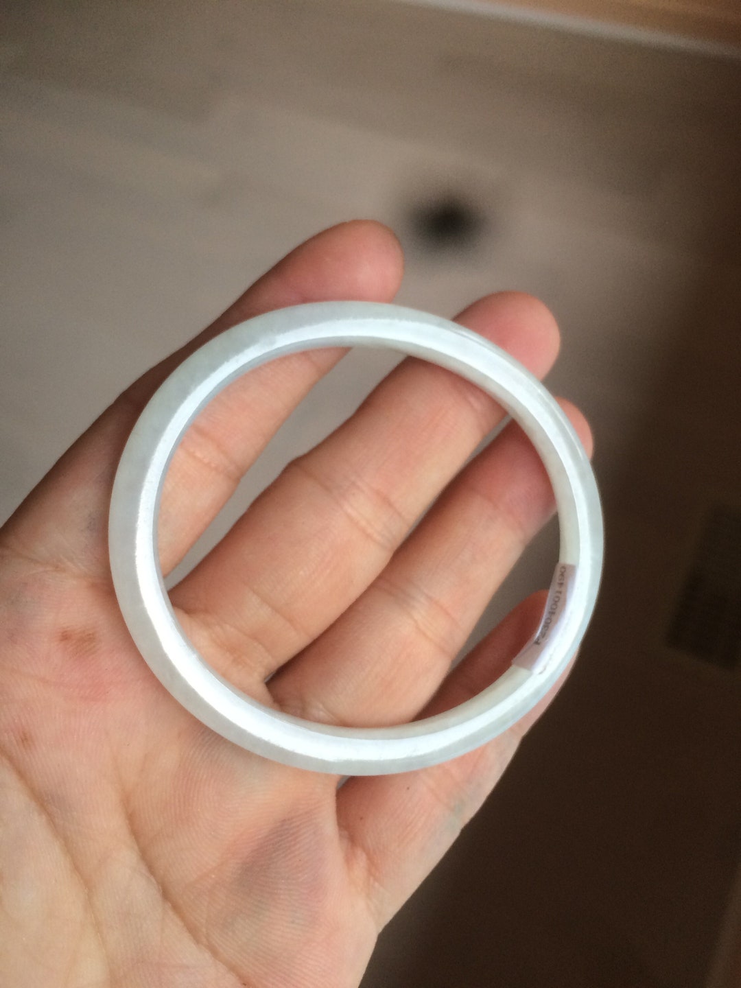 51mm Certified Type A 100% Natural Icy Watery Light Green/white Oval ...