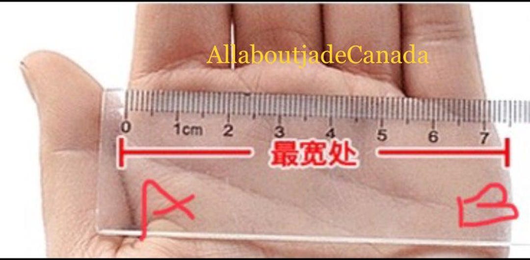 Jade Bangle Size Chart and How to Wear a Small Bangle(information Page ...