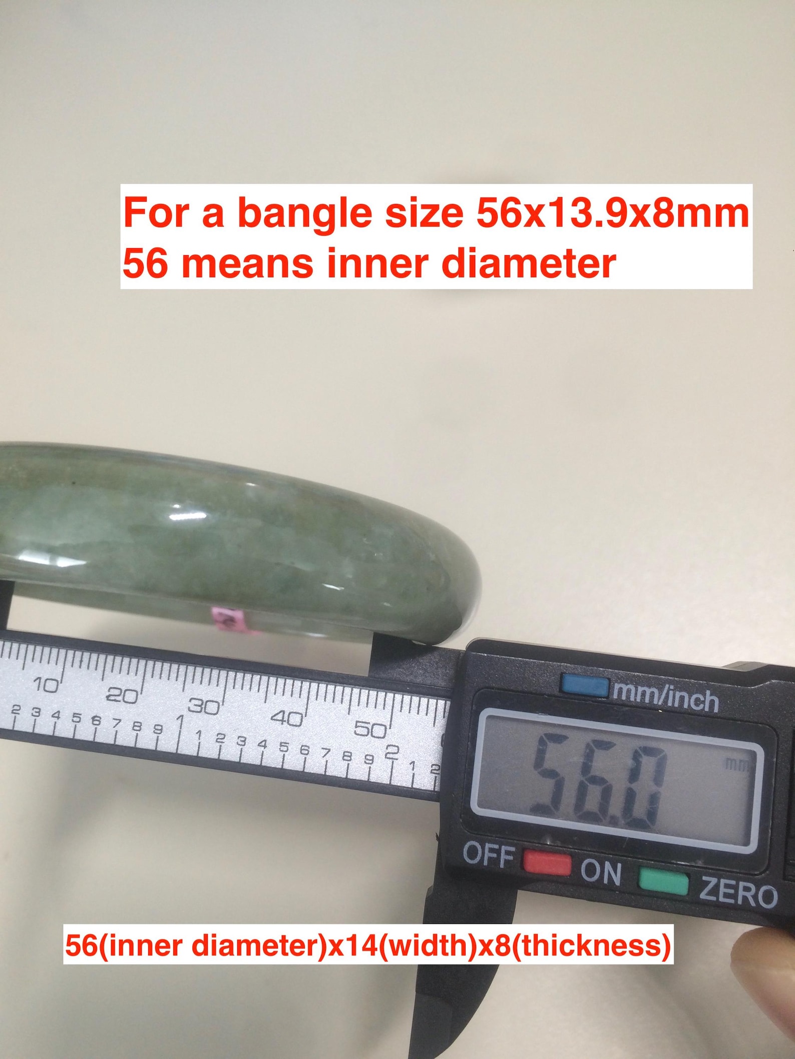 How to Read the Size for a Bangle. Jade Size Reading List. Not an ...