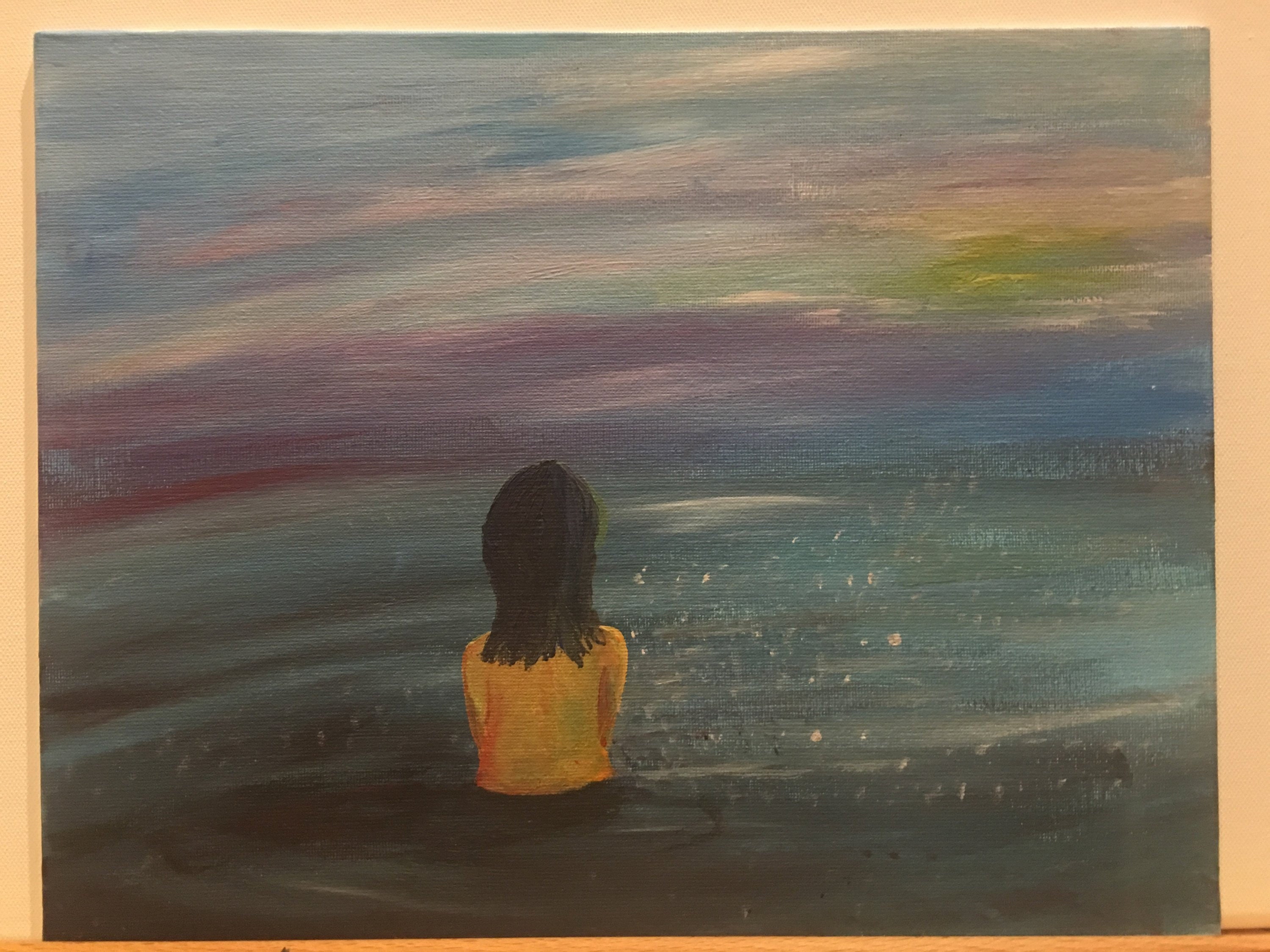 BB Kean Soledad. Pintura abstracta acrílica original sobre - Etsy México