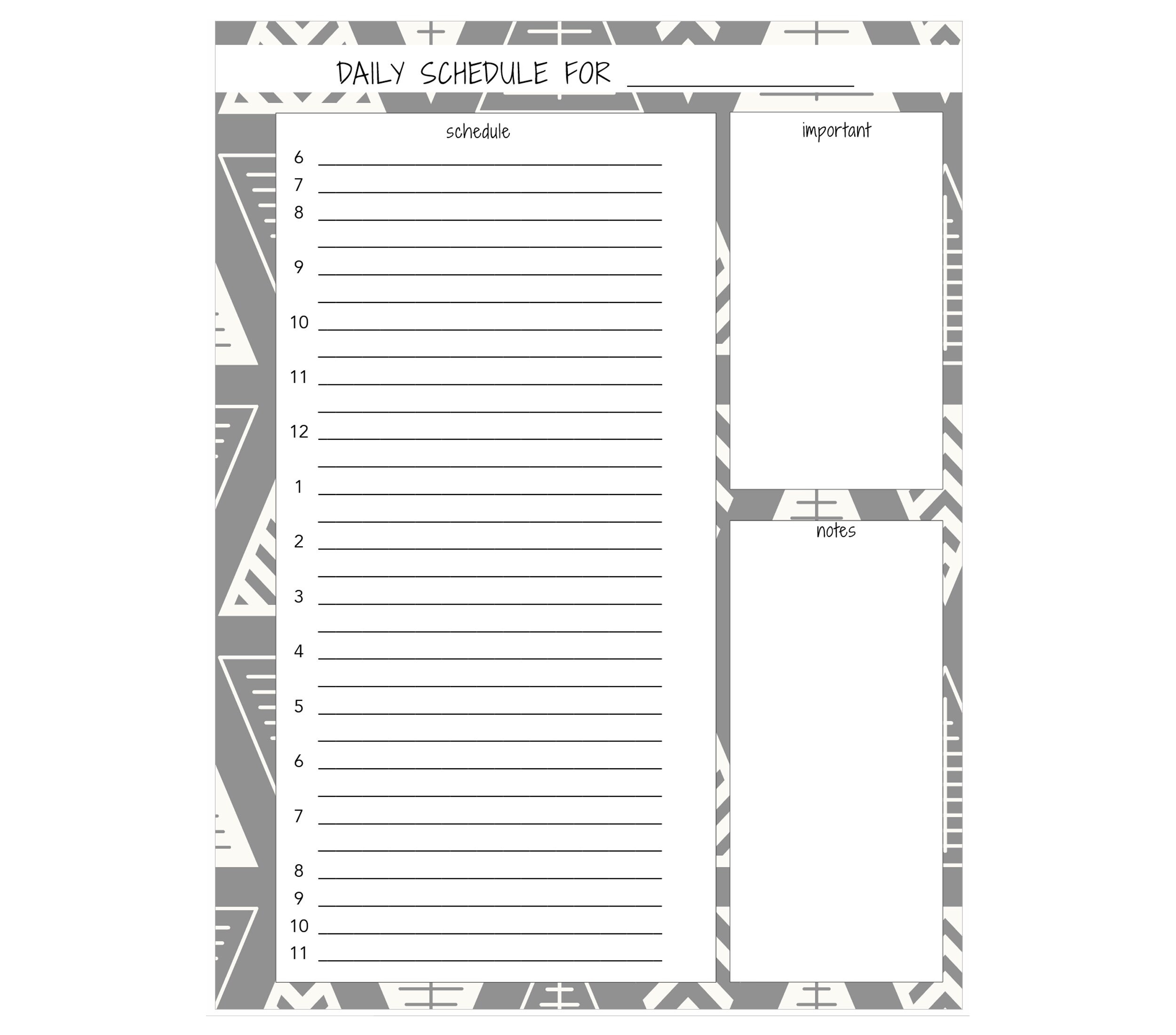 Holiday Edition MEGA PACK Hourly Schedule Planner Pages Four Designs ...